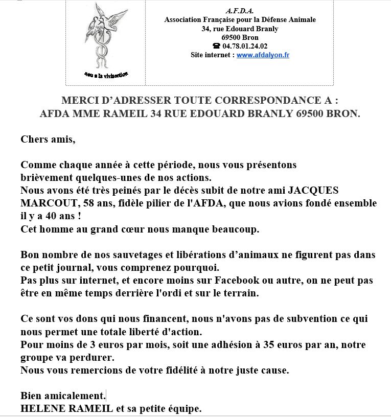Le Journal de l'Association - AFDA